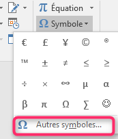 Insérer texte et paragraphes
