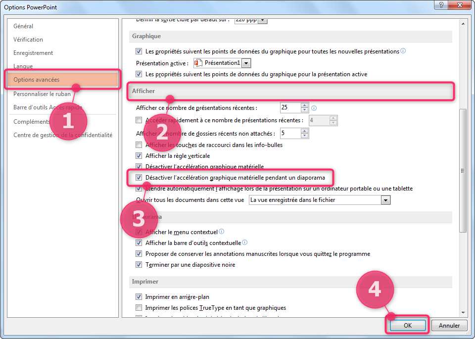 Appliquer des transitions aux diapositives